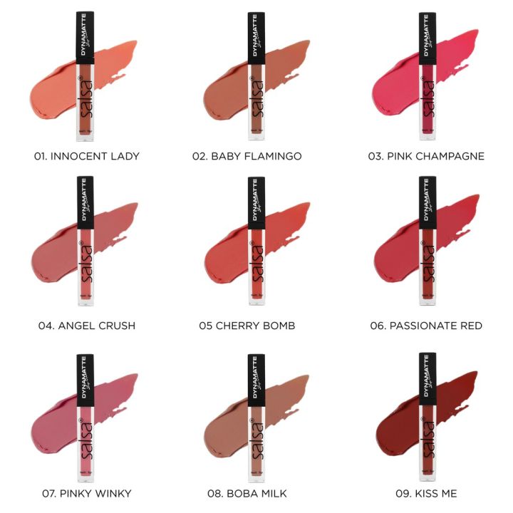 TRESMA - SALSA Dynamatte Lip Cream / Salsa Lipcream / Lipcream Salsa ...