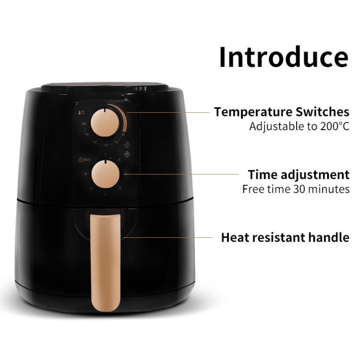 Techlife Air fryer variable frequency non stick fryer oil fryer tool ...