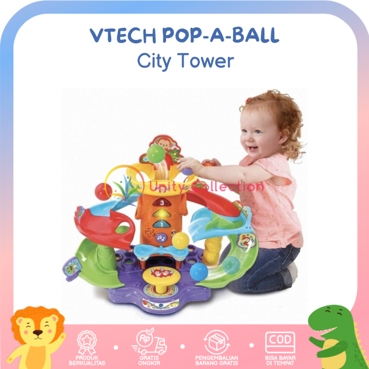 Vtech Pop-A-Ball City Tower | Lazada Indonesia