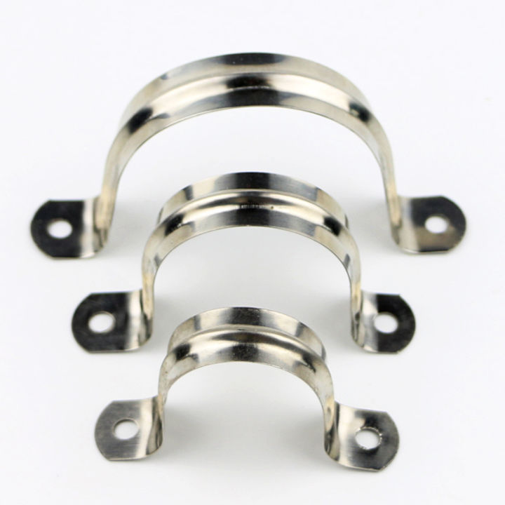 （100PCS ）GI Conduit Metal Clamp Single&Double 2Hole Clamp 16mm 20mm ...