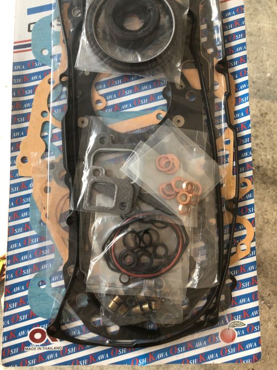 Gasket full set ปะเก็นชุดใหญ่ Isuzu 4JX trooper 4สูบ ดีเซล 3000 CC. [5 ...