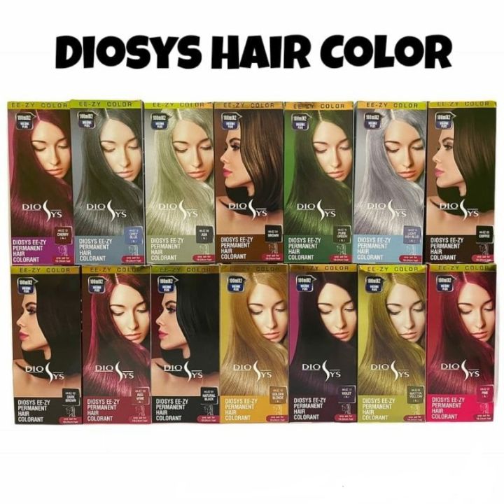 PEWARNA RAMBUT PERMANEN BY DIOSYS | DIOSYS PERMANENT HAIR COLORANT ...
