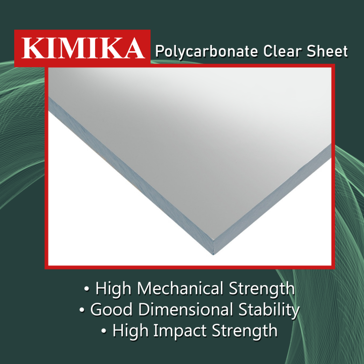 3mm 4.5mm 6mm Polycarbonate Clear Sheet Pre Cut to Size 24 inches x 16 ...