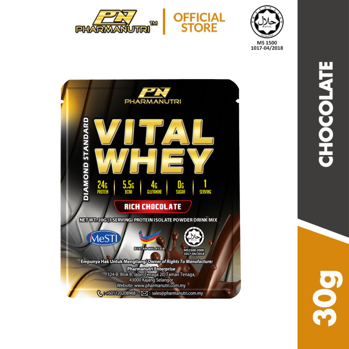 Pharmanutri Vital Whey Protein Isolate (1sachet/30g) | Lazada