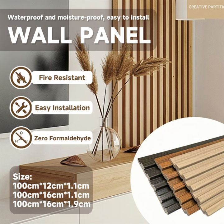 PVC fluted wall panel board for TV background wood panel wall ...