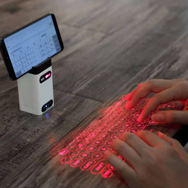 Portable Bluetooth Virtual Keyboard Wireless Projection Mini Touch ...