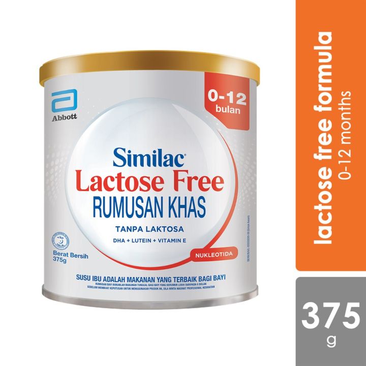 Similac GOLD Lactose Free 1-12 Months Milk Formula 375g | Lazada