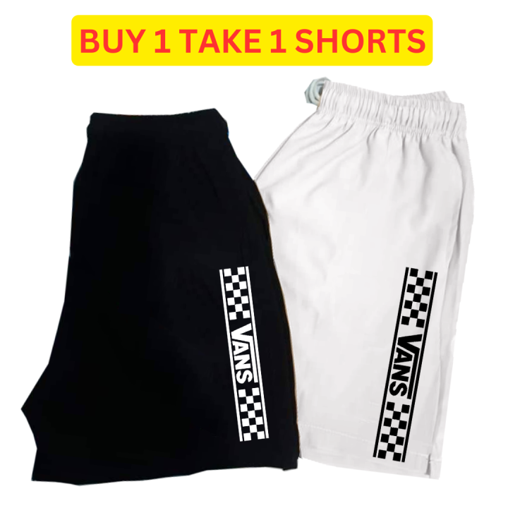 BUY 1 TAKE 1 Vans Shorts for Men Black and White Shorts for Men NEW ...