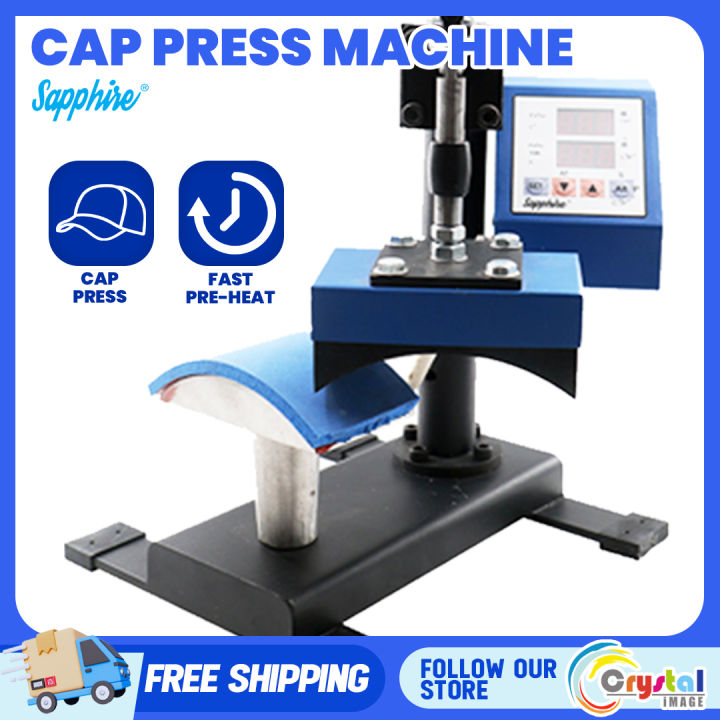 Sapphire Cap Press Machine Heavy Duty Heat Transfer(Caps/Hats/Visors ...