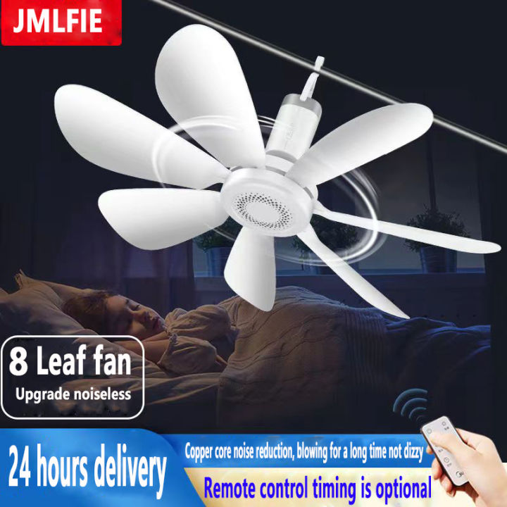 JMLFIE Big Ceiling Fan 8 blades Portable Ceiling fan Wall Fan Portable ...
