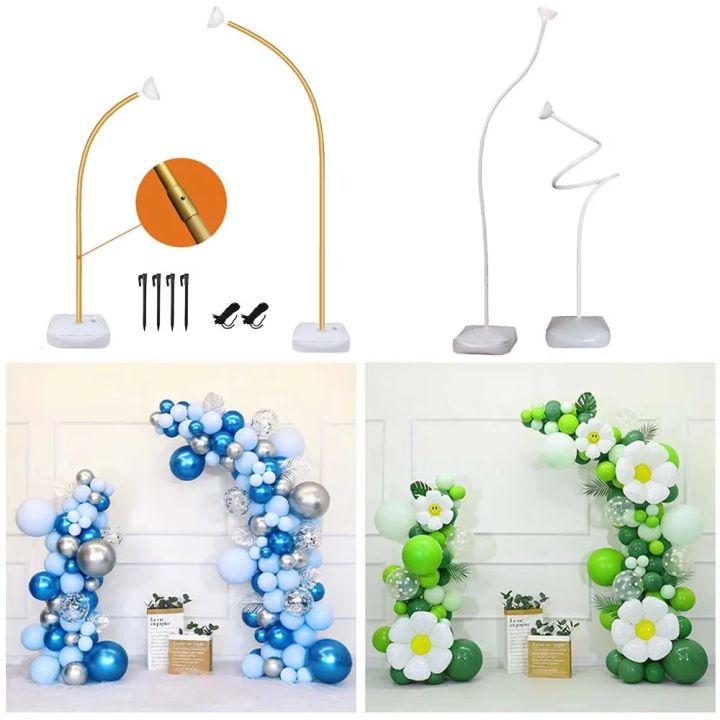 UFANSM 1.5m/2.5m Balloon Arch Kit Adjustable Free Bending Balloon ...