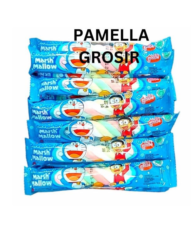 DORAEMON MARSHMALLOW KEPANG (1 PACK ISI 20 PCS) SNACK makanan ringan ...