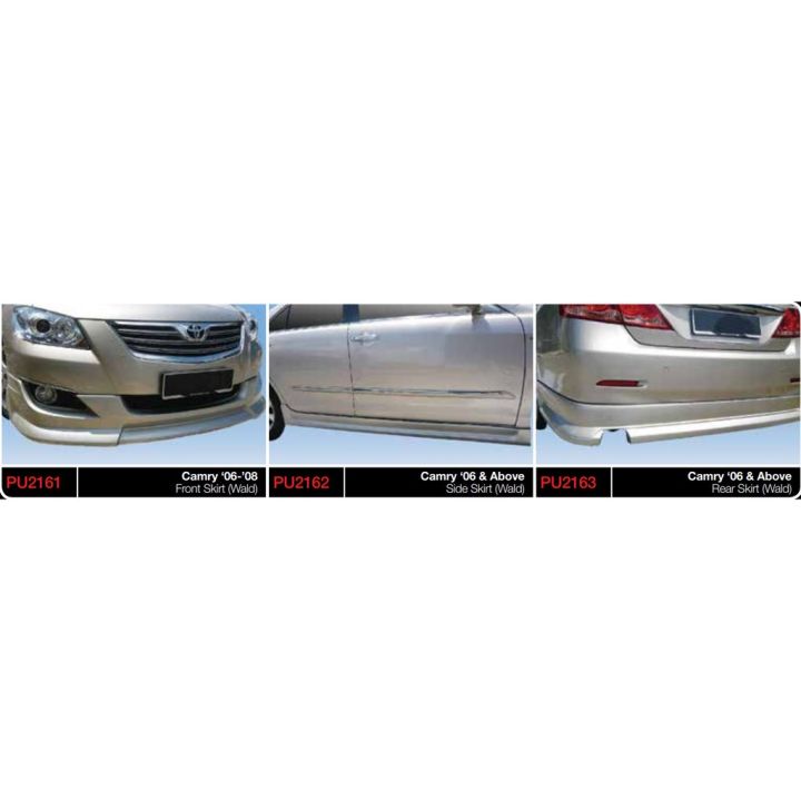 Toyota camry 2006 2007 2008 WALD bodykit body kit front side rear skirt ...