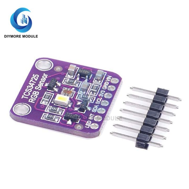 TCS34725 34725 RGB Color Sensor Module IR Blocking Filter RGB Light ...