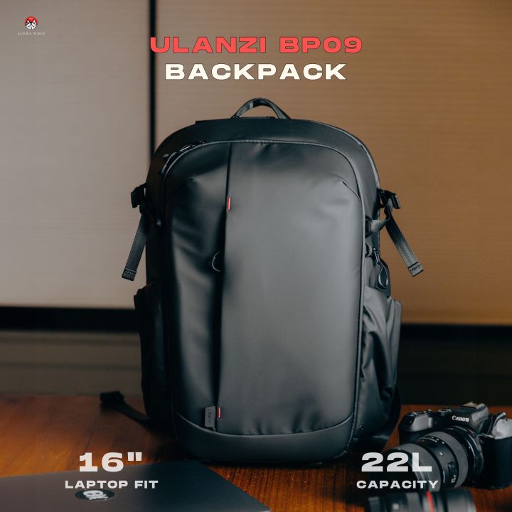 Ulanzi BP09 22L Camera Backpack กระเป๋ากล้องแบบ Everyday Backpack ขนาด 22 ลิตร รองรับ Laptop ได้ ...