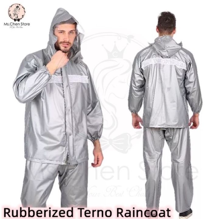 （New product） Titanium Raincoat Rubberized Makapal Kapote Popular ...