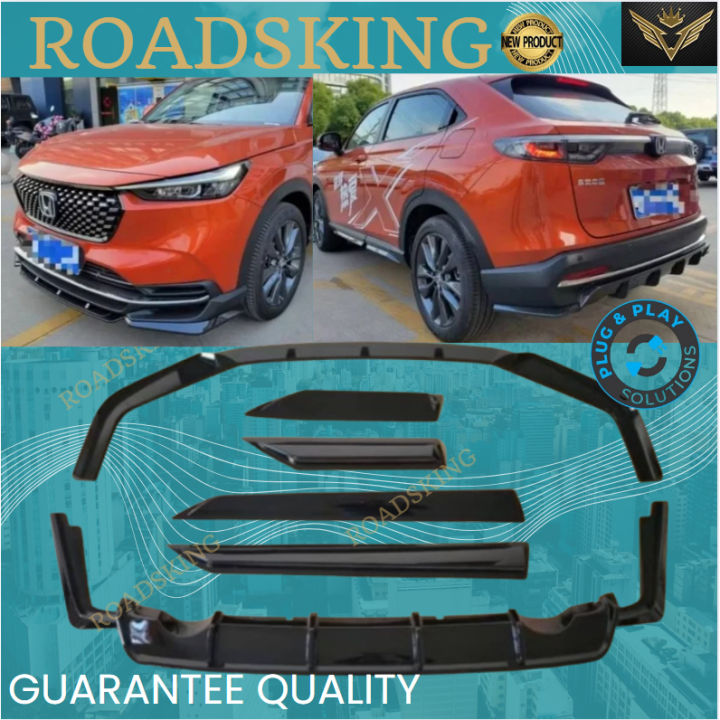 HONDA HRV RS E V SPEC 2023 BODYKIT FRONT REAR BUMPER LIP SIDE SKIRT ...