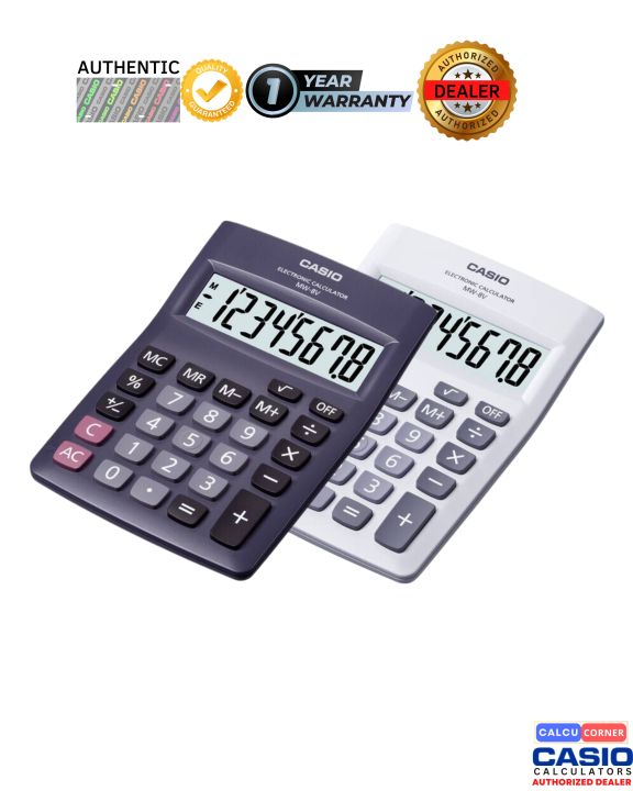 Casio MW-8V | Practical Calculators | Mini Desk Type | Lazada PH