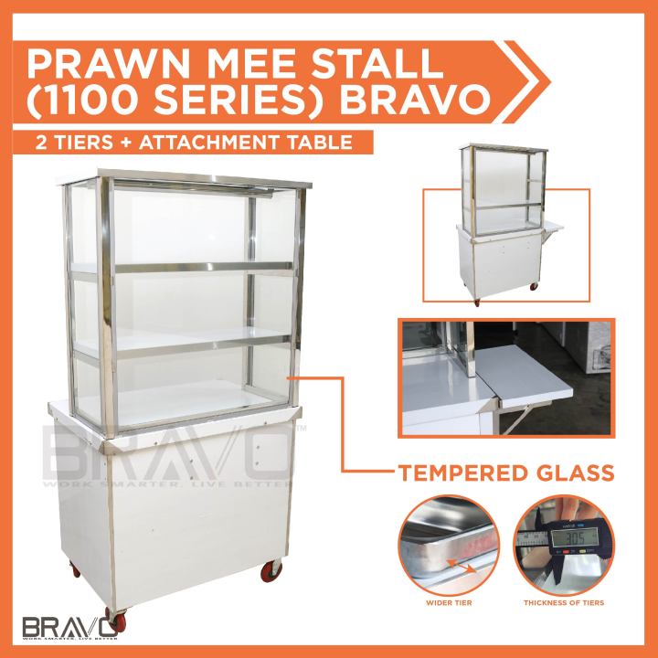 Bravo 2 in 1 Stainless Steel Mee Stall Chicken Stall Prawn Mee Stall ...