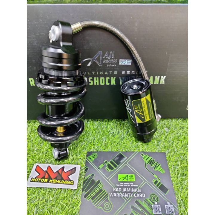 Aji racing monoshock with tank Y15/LC yellow/purple 205mm | Lazada