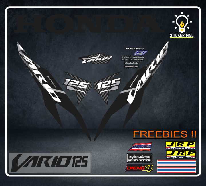 HONDA CLICK 125i HONDA 125 VARIO DECALS | Lazada PH