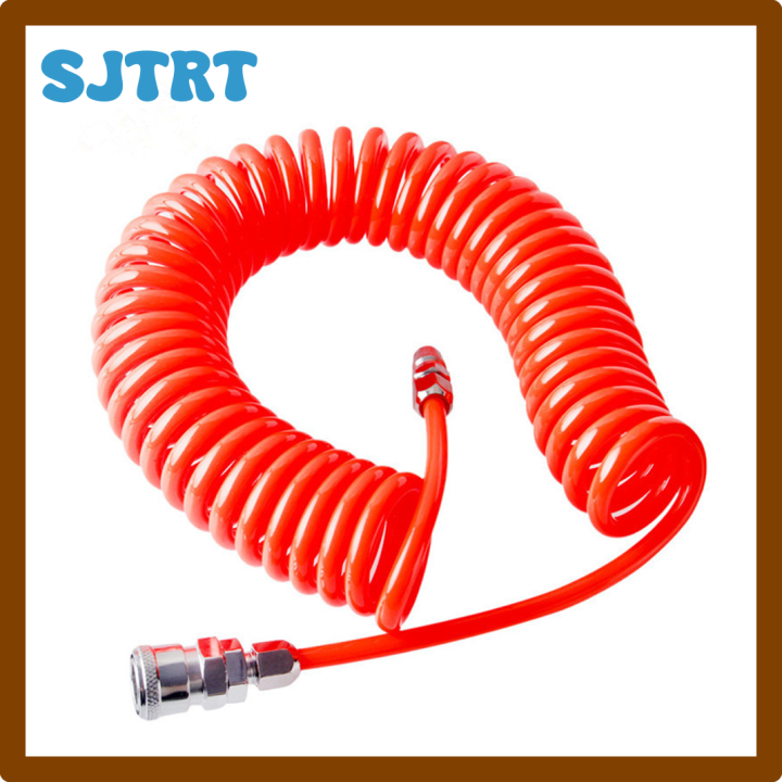 SJTRT Telescopic Hose Spiral Air Pipe Steam Pipe Air Compressor Hose ...