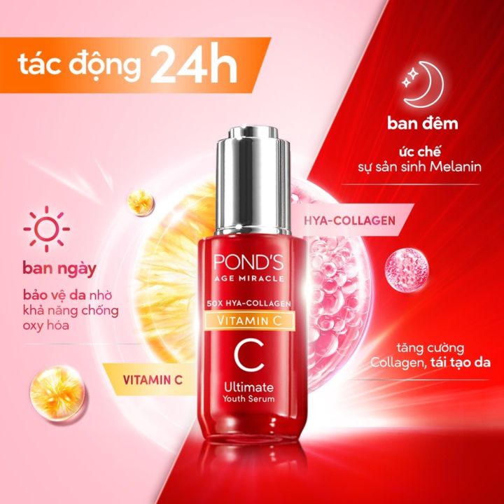 Serum Pond’s Vitamin C tinh chất dưỡng sáng mờ đốm nâu PONDS Age ...
