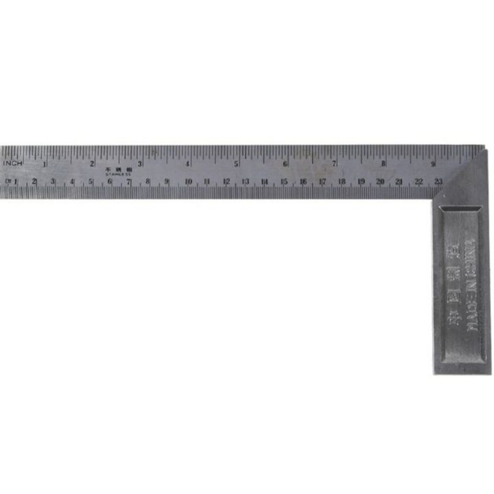 Steel carpenter Square Scale Ruler Tool / TRY SQUARE / PEMBARIS BESI L ...
