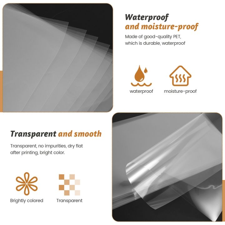 10pcs Sheet A3 Screen Printing Transparency Inkjet Film Paper Exposure ...