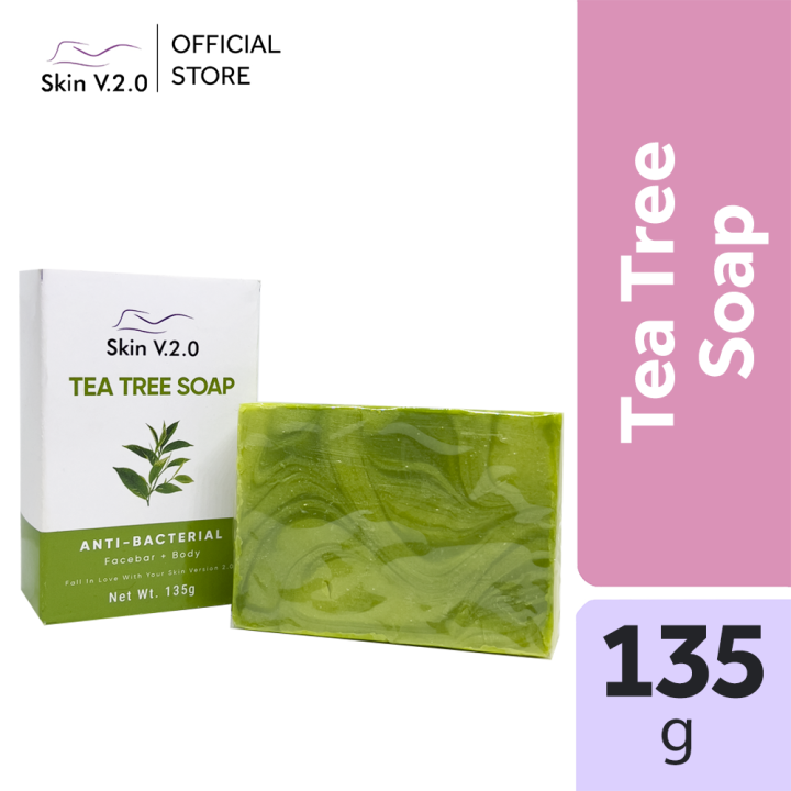 Skin V2.0 Anti-Bacterial SOAP Tea Tree 135g | Lazada PH