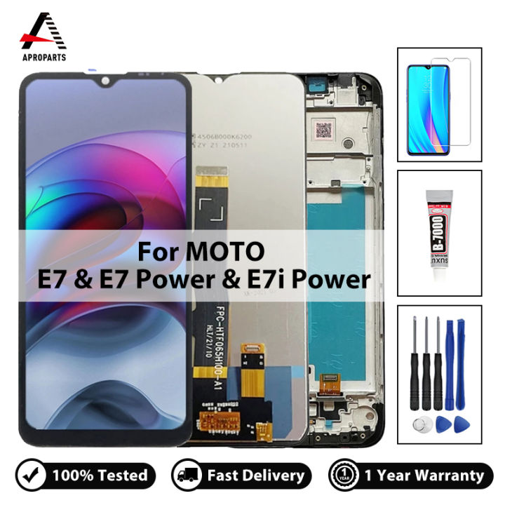 ที่มีคุณภาพสูงสำหรับ Motorola Moto E7จอแสดงผล LCD Moto E7พลังงาน E7i ...