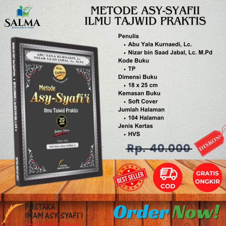 Buku Metode Asy Syafii Ilmu Tajwid Praktis - Pustaka Imam Syafii ...