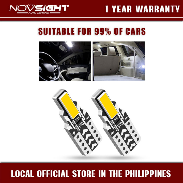 Novsight T10 10PCS signal light 100LMWidth lights interior lights ...