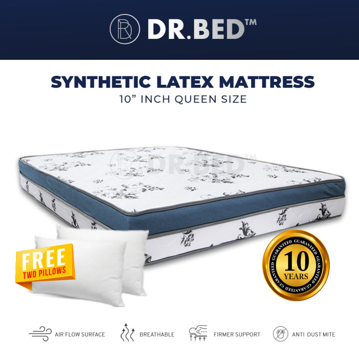 Dr.Bed Synthetic Latex Mattress Single/Super Single/Queen/King *High ...