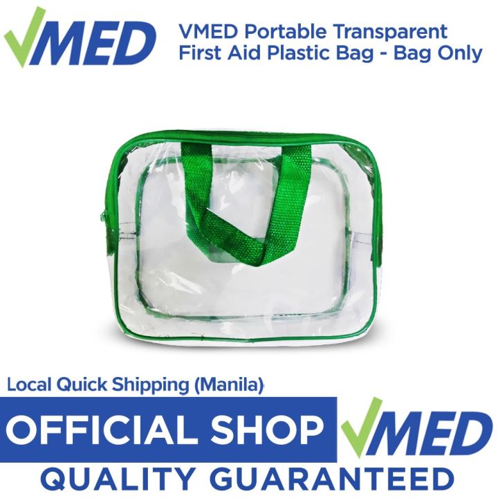 VMED Portable Transparent First Aid Plastic Bag | Lazada PH