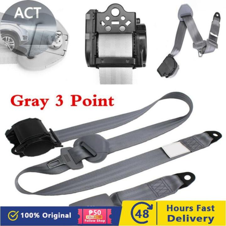 【Hot selling】Universal 3 Point Retractable Car Seat Belt Bolt Automatic ...