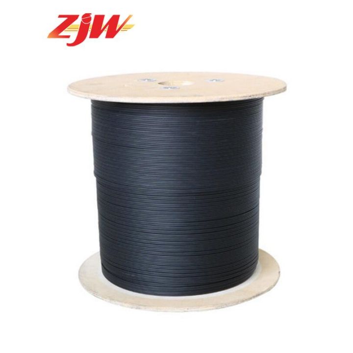 ZJW Fiber Optic Cable Single Core 500M 1000m Pure Black Outdoor FOC ...