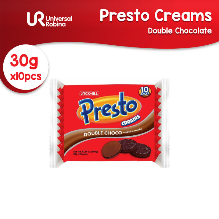 Presto Creams Double Chocolate (30g x 10) | Lazada PH