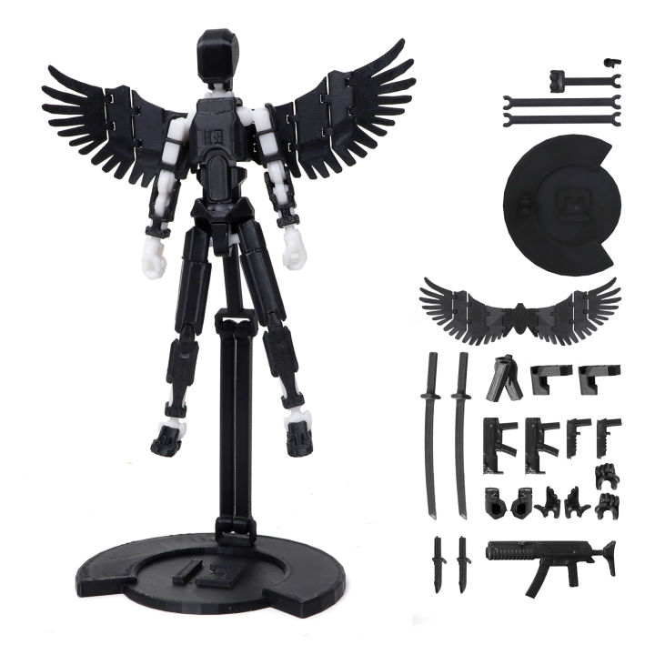 Multi-Jointed Movable Shapeshift Robot 3D Printed Mannequin Lucky 13 ...