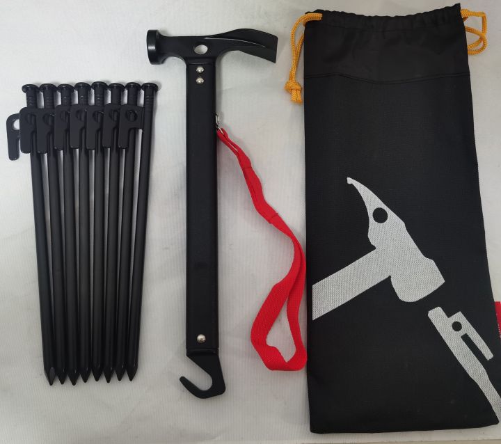 Hammer Outdoor Multifunctional Tool Camping Tent Nail Hammer Engineer ...