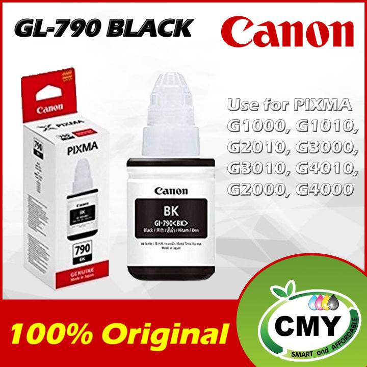 Canon GI-790 Black GI790 GI 790 GI-790 Refill Ink G-Series Black GL-790 ...
