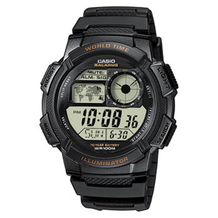 Casio Aircraft Watch AE1000 Digital Men's Resin Strap Watch AE-1000W-1A ...