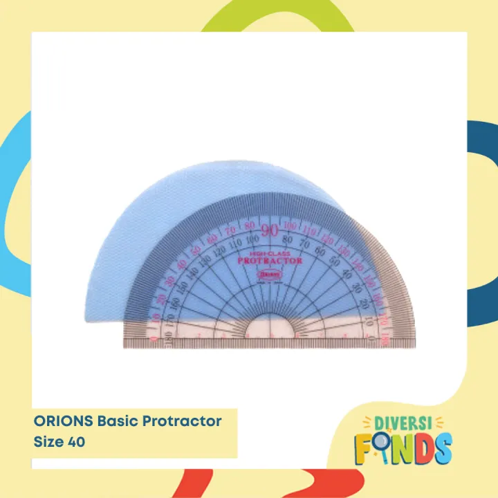 1pc Orions Basic PROTRACTOR 40 | Lazada PH