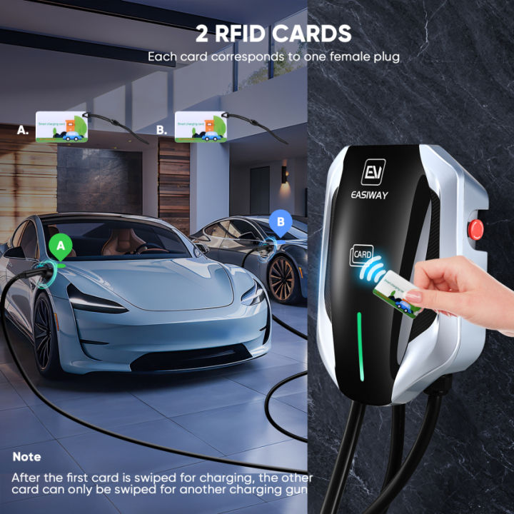 All Weather 3 Pin Ev Charger With Type 2 Charging Cable For Electric ...