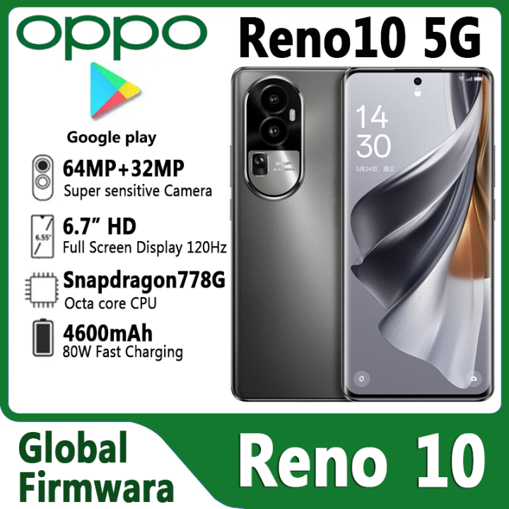 Original OPPO Reno 10 5G Mobile Phone 6.7 inch 120Hz OLED Flexible ...