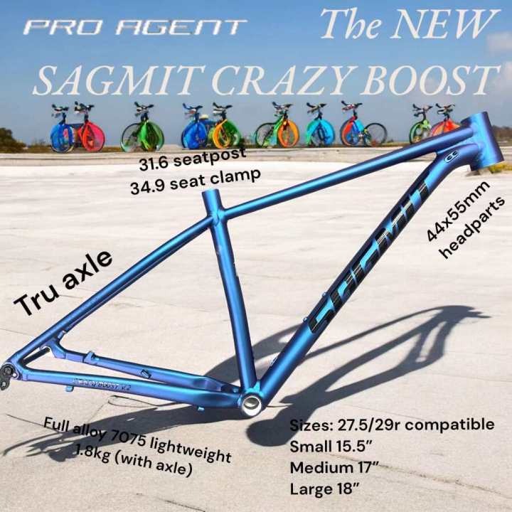 NEW FRAME SAGMIT CRAZY BOOST 29R not mountainpeak* 2024 MODEL | Lazada PH