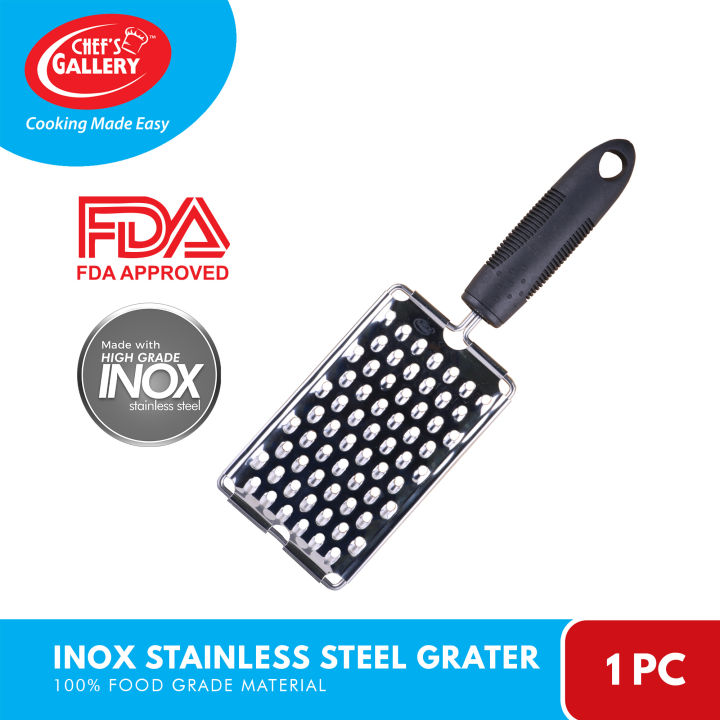 Chef's Gallery Inox Stainless Steel Grater | 100% Food Grade Material ...