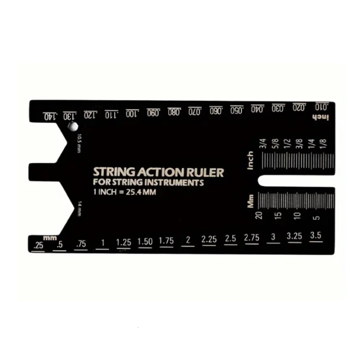 Guitar String Height Ruler String Action Gauge Ruler Guitar Set Up ...
