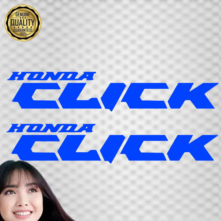 HONDA CLICK 2PCS 12INCHES CUTOUT STICKER | Lazada PH
