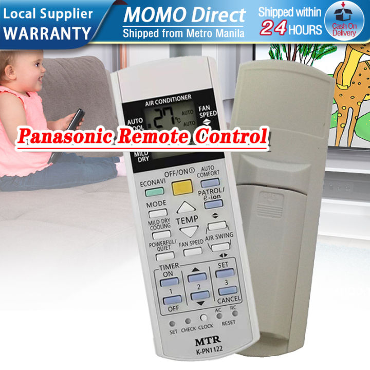 Panasonic K-Pn1122 Aircon Remote Control For A75c3208 Panasonic Aircon ...